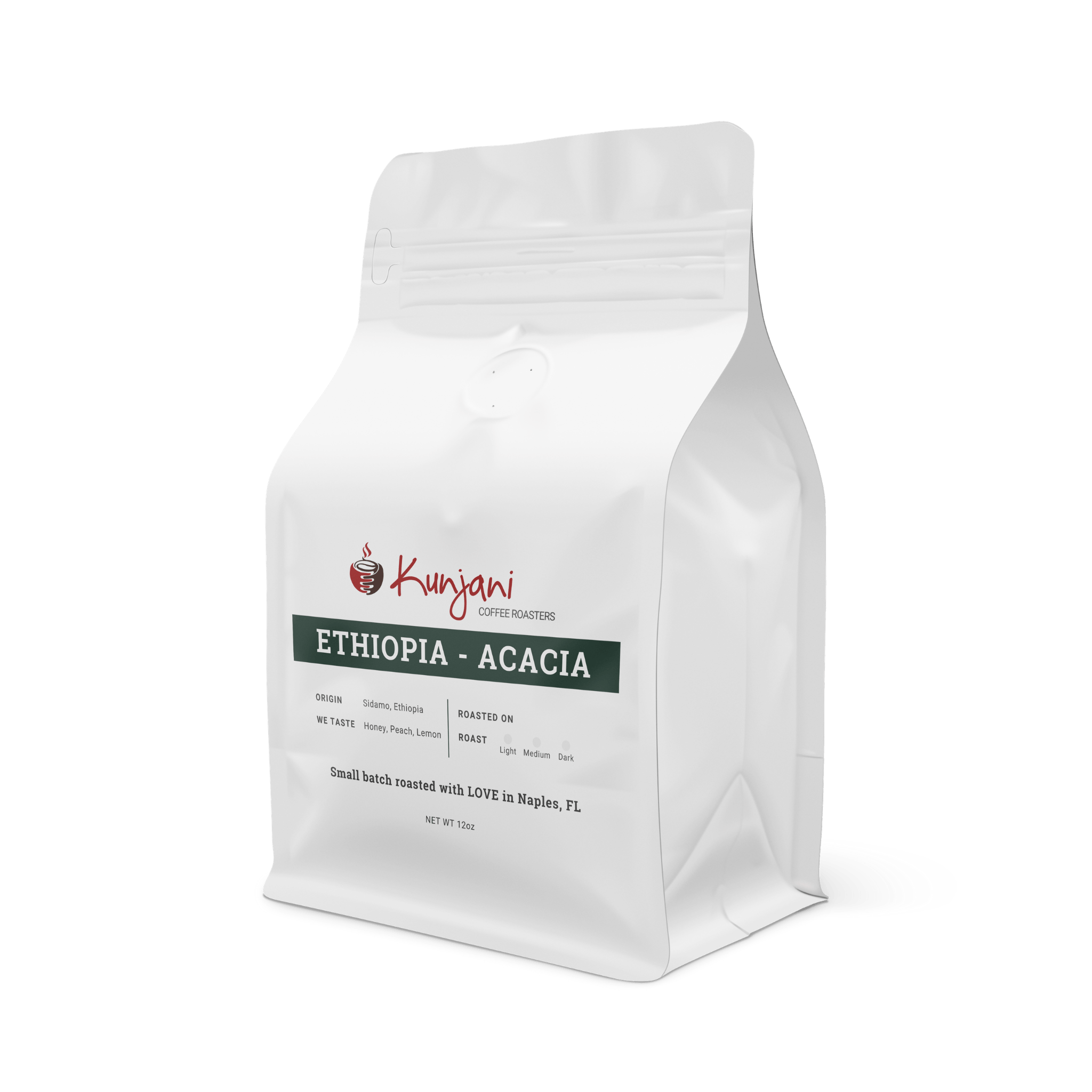 Ethiopia Acacia Washed - Light Roast Coffee Beans – Kunjani Craft Coffee